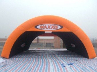 tente gonflable de parc 420D Oxford de tissu bleu 3 * de 3 * de 3.2m pour l'exposition