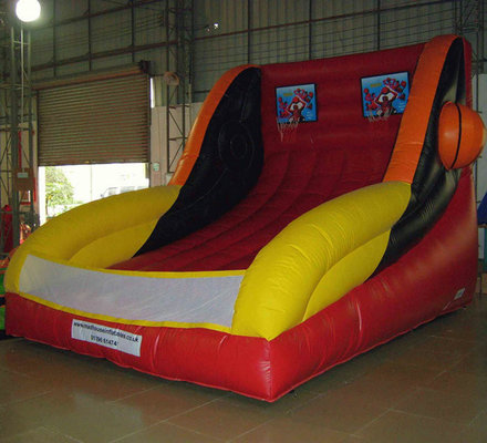 Jeux gonflables de sports d'explosion extérieure de bâche de PVC pour le sport de basket-ball