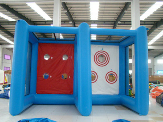 Jeux gonflables de sports d'explosion extérieure de bâche de PVC pour le sport de basket-ball