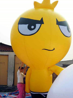 Produits gonflables durables de la publicité de PVC, bel animal de bande dessinée de partie