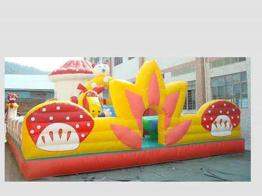 Jeux gonflables de sports de bâche de PVC grands, parc d'attractions pour le jeu d'enfants
