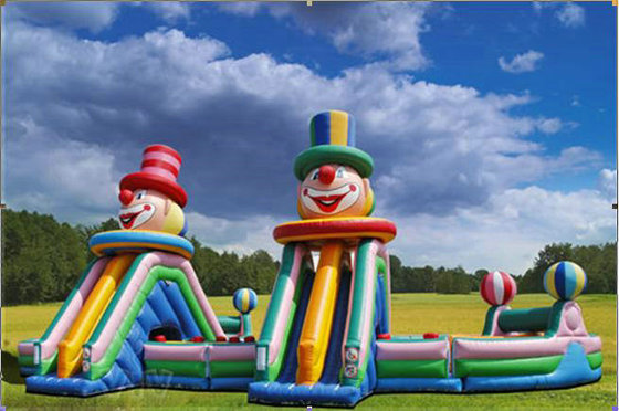 Jeux gonflables de sports de bâche de PVC grands, parc d'attractions pour le jeu d'enfants