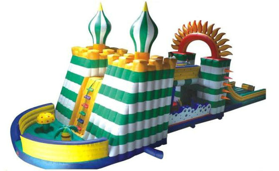 Jeux gonflables de sports de bâche de PVC grands, parc d'attractions pour le jeu d'enfants
