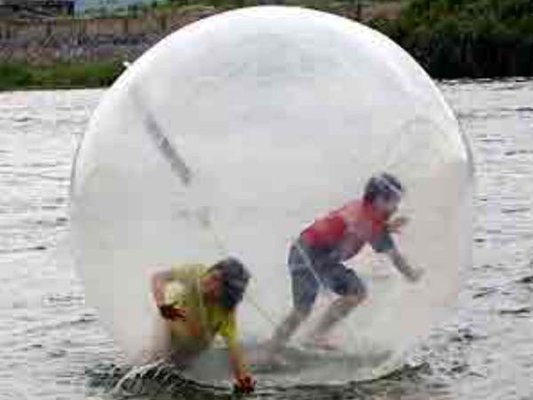 boule de marche transparente/colorée de l'eau de 2m de PVC pour la famille