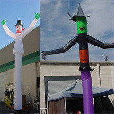 Danseurs gonflables d'air de la publicité de produits de la publicité de bâche de PVC 8m