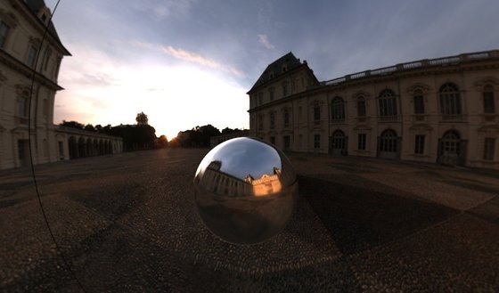 produits gonflables de la publicité de boule gonflable de miroir de 2,5 m pour la publicité