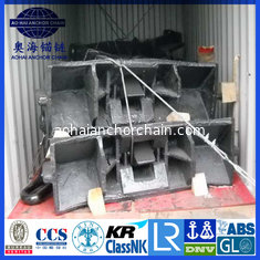Black Painted AC-14 HHP Anchor, Drag Anchor stockless AC-14 high holding power Anchor with KR LR BV NK DNV ABS CCS cert.
