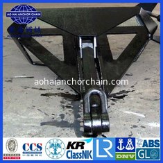 25Ton Flipper Delta drag Anchor, Black Painted stockless Delta Flipper Anchor with KR BV NK LR ABS DNV CCS certification