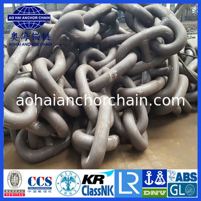 Stud Link Anchor Chain With IACS cert.-Aohai Marine China Largest Factory with Military certification