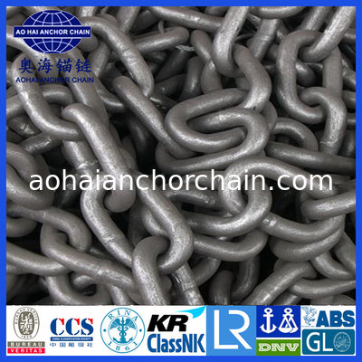 Studless Anchor chain with LR CCS IACS cert-Aohai Marine China Larest Factory with IACS and Military Cert.