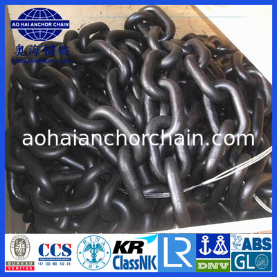 Studless Anchor chain-China Largest Factory Aohai Marine with IACS Millitary cert.