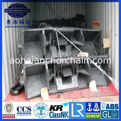 AC-14 HHP Anchor, Black Painted stockless AC-14 high holding power Anchor with KR LR BV NK DNV ABS CCS cert.