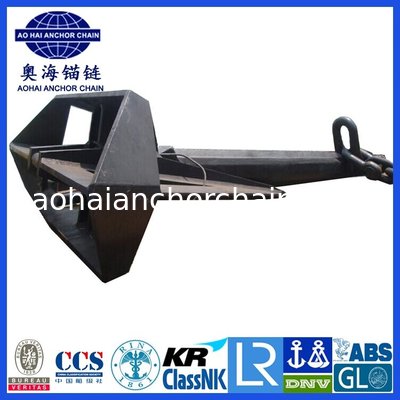 Flipper Delta Anchor, Black Painted stockless Delta Flipper Anchor with KR BV NK LR ABS DNV CCS certification
