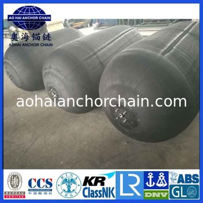 50KPA chain-net type Pneumatic Rubber Fender, Marine Pneumatic rubber fender with Certification