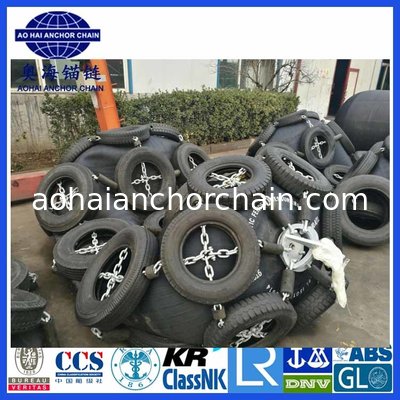 50KPA chain-net type Pneumatic Rubber Fender, Marine Pneumatic rubber fender with Certification