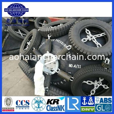 50KPA chain-net type Pneumatic Rubber Fender, Marine Pneumatic rubber fender with Certification