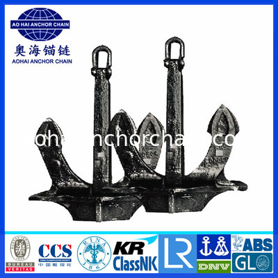Hall Stokless Anchor, Black Painted stockles A / B / C type Hall Anchor with KR LR BV NK DNV ABS CCS cert.