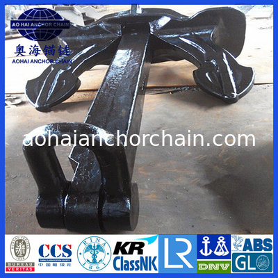 Japan Stokless Anchor, Black Painted cast steel Japan Anchor with KR LR BV NK DNV ABS CCS cert.
