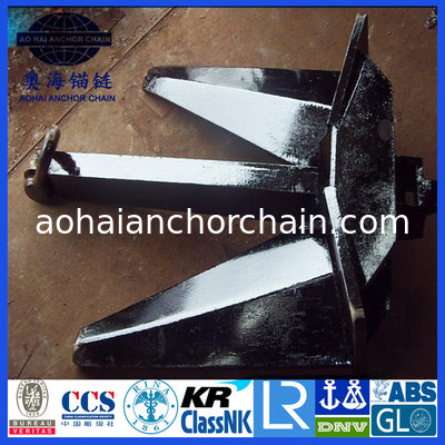 TW Type Pool Stokless Anchor, Black Painted cast steel Pool Anchor with KR LR BV NK DNV ABS CCS cert.