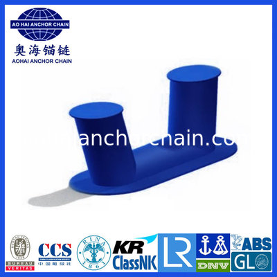 ISO 3913 Double bitt Bollard, Deck Mounted double bitt mooring bollard with BV LR ABS certification