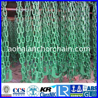 Container lashing Chain, Red painted lashing chain container securing lashing chain