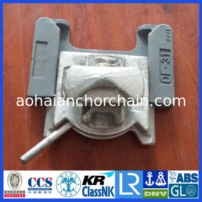 Dovetail sockets, Dovetail twistlock foundation Container Securing Equipment with GL BV CCS ABS RINA LR NK DNV