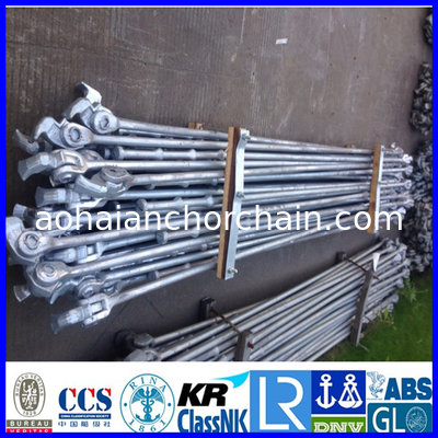 Eye to swivel container lashing bars, Galvanized lashing bar container Securing Equipment with GL BV CCS ABS NK