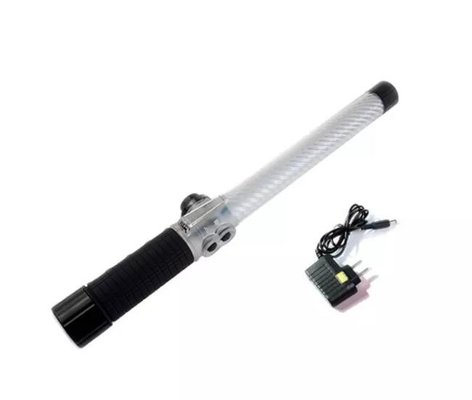 rechargeable multi-function police traffic light baton with magnetic