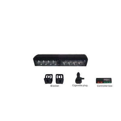 window shield red blue police emergency blinker LED strobe dash lights