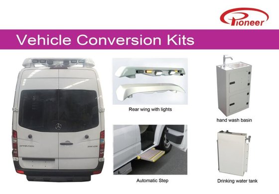 Aluminum ambulance interior washing water tank tool cabinet for sale