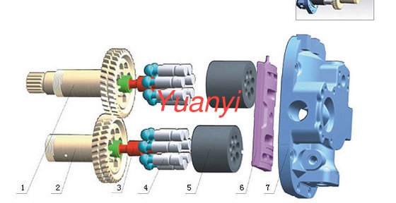 PC320 hydraulic parts and spares