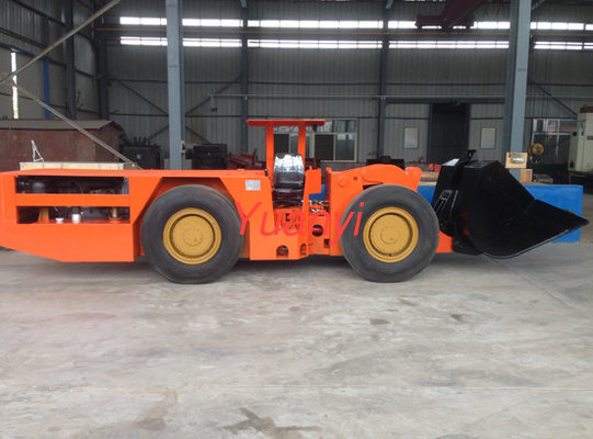 1 CBM underground mining articulated hydraulic drive trackless electric and diesel loader