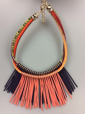 Lady Imitation Jewelry China Sourcing Agent  buy 100% korean cord necklace