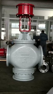 Pneumatic Mixing Three Way Flow Control Valve