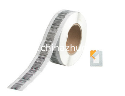 EAS security anti theft barcode labels eas rf label with barcode