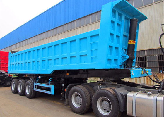CIMC 32 CBM bulk heavy duty tipper trailer 3 axle semi trailer tipper on sale