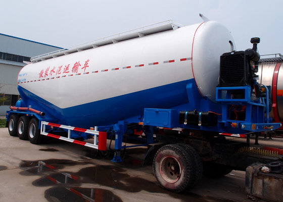 CIMC dry silo cement bulk pneumatic carrier cement powder silo tank truck trailer for sale