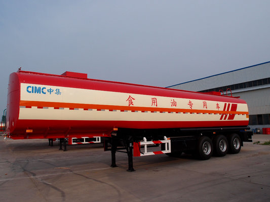 CIMC crude oil palm oil  edible oil tank semi trailer for sale