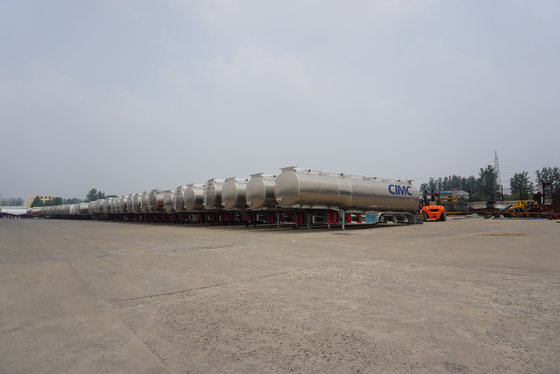 CIMC Tri-Axles 45000 Liters Fuel Oil diesel Tank Semi Trailer / fuel truck