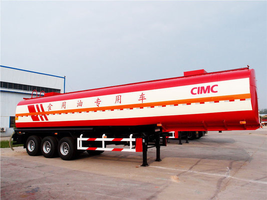 CIMC edible diesel fuel oil  semi trailer fuel tank trailer fuel tank vehicle