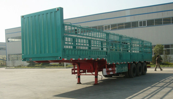 3 axle 40 ton walle trucks flatbed trailer  - CIMC VEHICLE