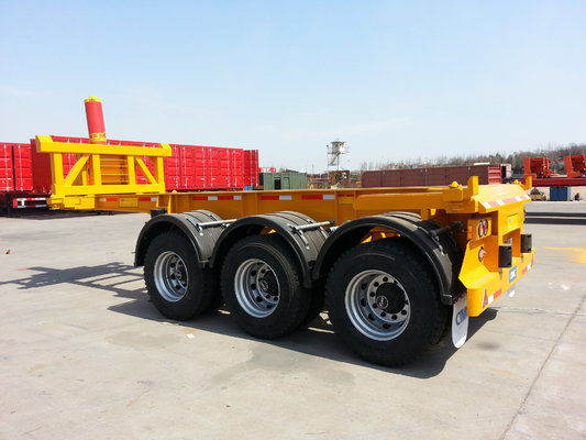 tip chassis for containers hydraulic dump trailer 45 ton  - CIMC VEHICLE