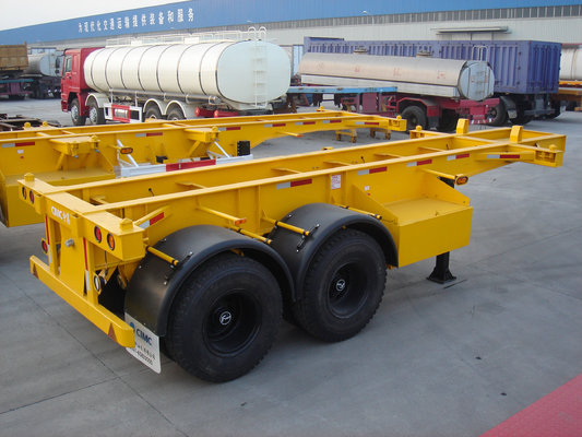skeleton container trailer 40ft 45ft 48ft flatbed container trailer - CIMC VEHICLE