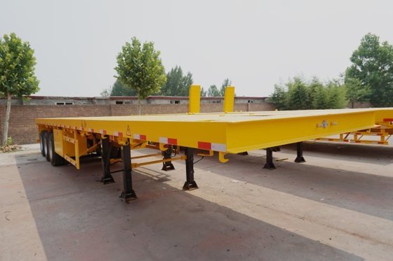 3 axle 40ft extendable flatbed truck  semi trailer - CIMC VEHICLE