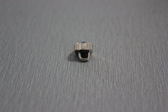 14L ABS acrylic Custom Clothing Buttons with Blue Diamond for girl shirt