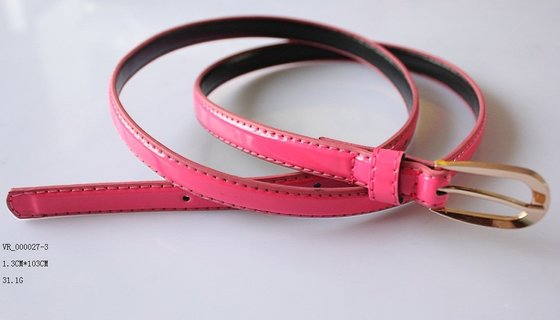 Dress PU Belts For Women width 1.3cm - 1.5cm , OEM and ODM for  trousers and pants