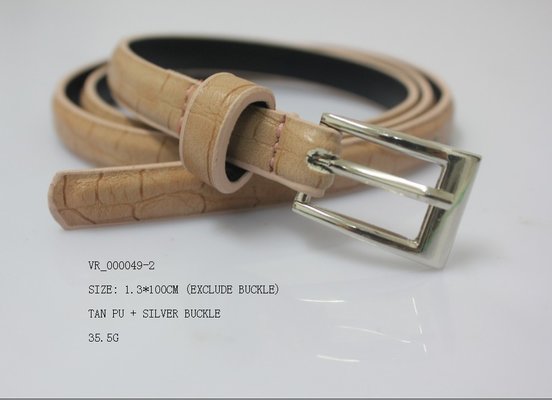 Cloth PU Belts For Women width 1.3cm , length in 100cm exclude buckle