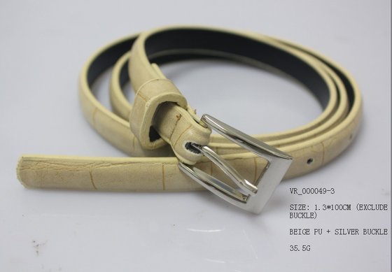 Cloth PU Belts For Women width 1.3cm , length in 100cm exclude buckle