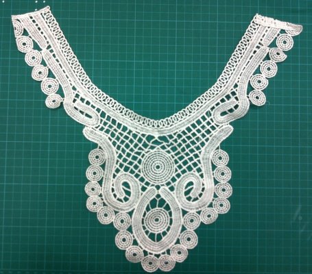 OEM white Embroidery cotton lace collar Eco Friendly for Clothes