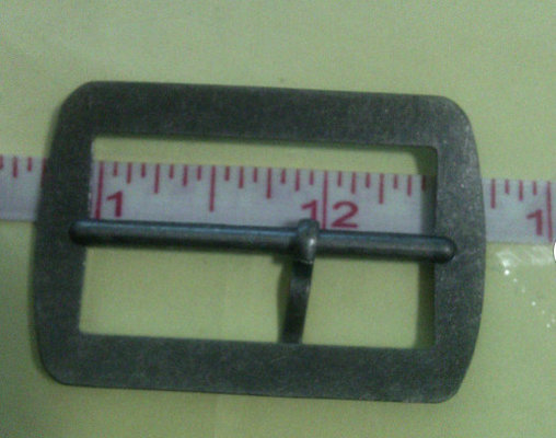 Hand made hanging Gunmetal 3.5cm alloy Cloth Belt Buckle / accessory
